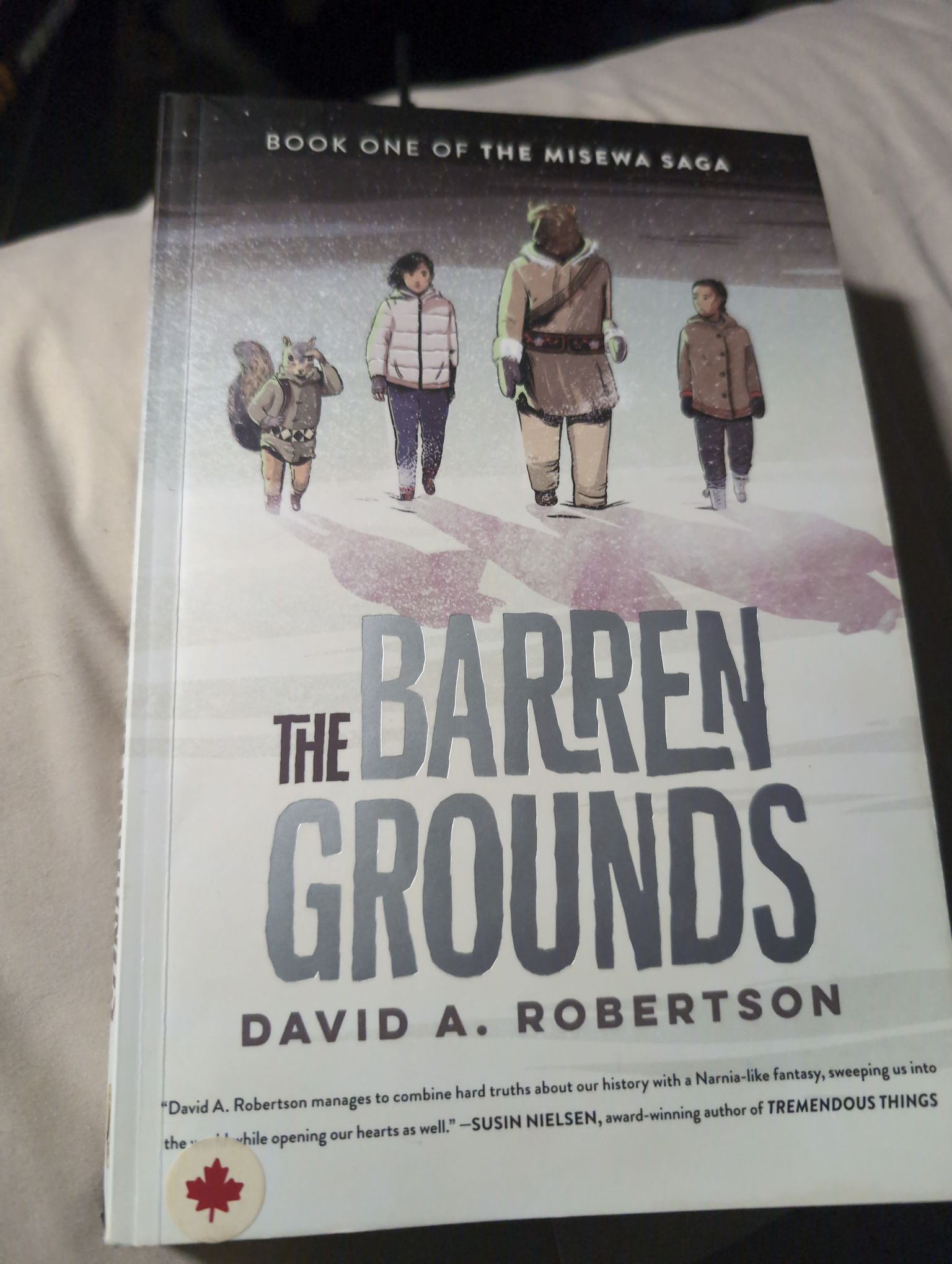 The Barren Grounds by David A Robertson – Crazy Canadian Writing